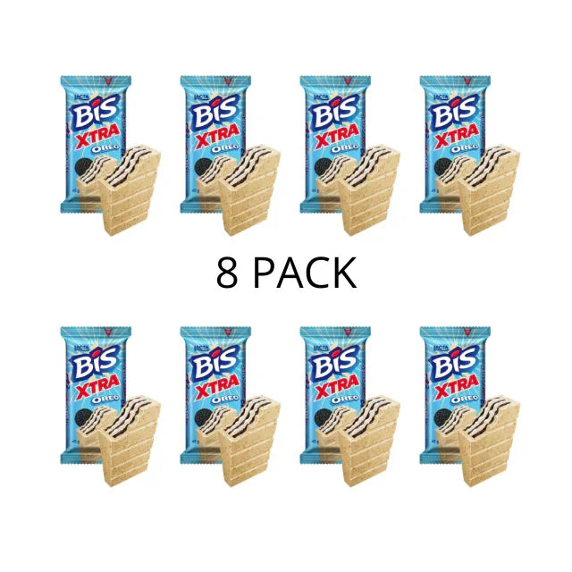 8-Pack Bis Xtra Oreo Chocolate Fusion (8 x 45g / 1.59oz) | Lacta's ...
