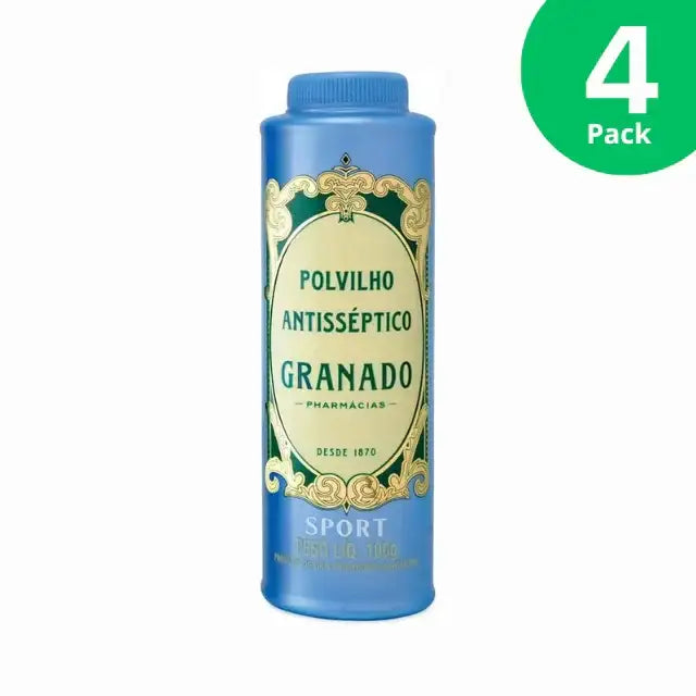 4-Pack Granado Antiseptic Powder Sport – 4 x 100g (3.52 oz)