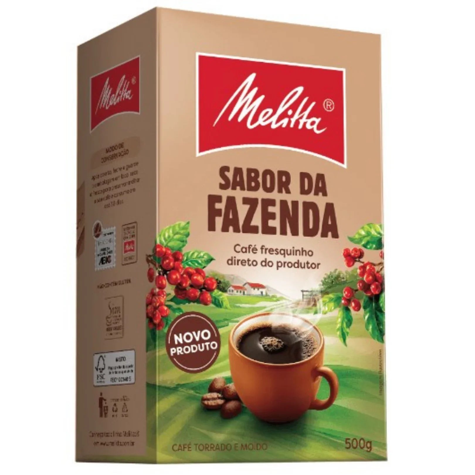 MELITTA Sabor da Fazenda 500g Roasted and Ground Coffee - Brazilian Coffee